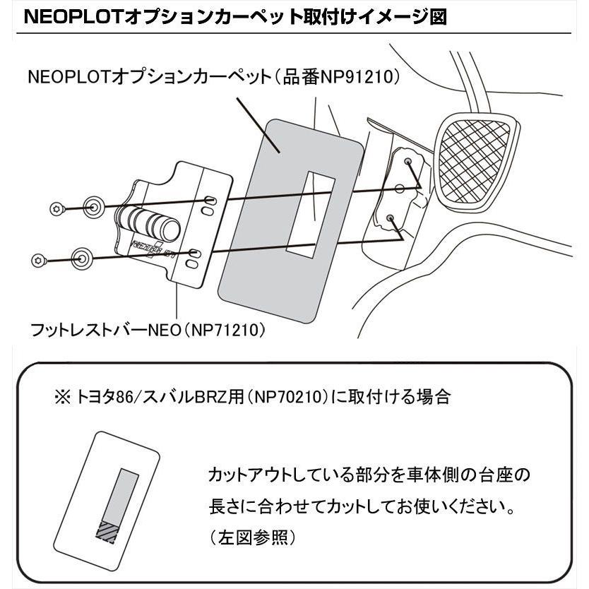 PLOT(プロト):ネオプロト カーペット [フットレストバーNEO (品番:NP71210/NP70210)] NP91210 :icn-np91210:イチネンネットmore(インボイス ...