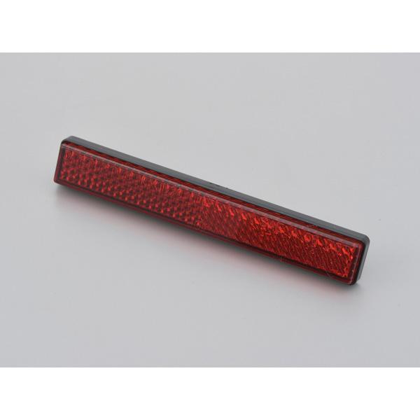 DAYTONA(デイトナ):スリムリフレクター 単体 ネジ止めタイプ 100mm×13mm 63231 保安基準適合を踏まえたカスタムに便利 ...