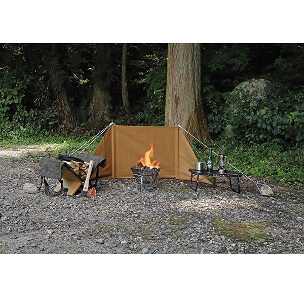CAPTAIN STAG STAG（キャプテンスタッグ）:FIRE PROOF 焚火ウインドスクリーン 170 ブラウンダック UP-2711 : イチネンネットmore - 通販 ...