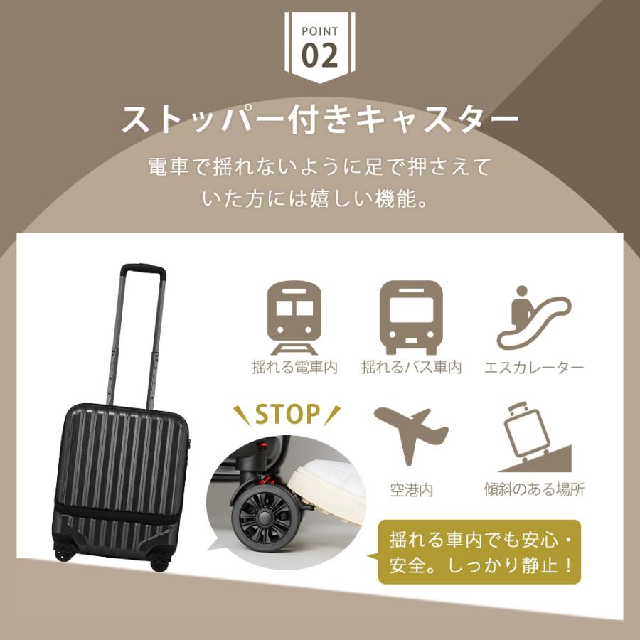 PROEVO スーツケース キャリーケース 機内持ち込み フロントオープン Sサイズ s 37L 小型 軽量 ビジネスキャリー TSA フロントポケット 前開き 出張 2泊 1泊 : 旅箱 ...