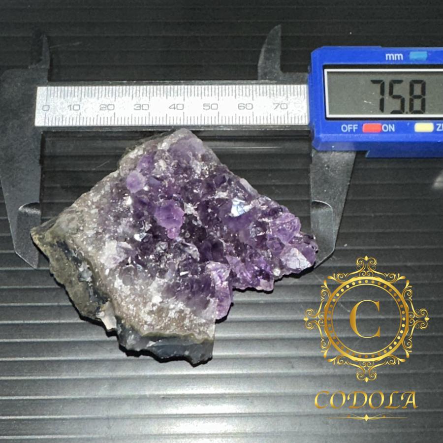 アメジスト ウルグアイ産 クラスター 98g スーパー 高品質 紫水晶 パープルクオーツ ヒーリング 浄化 インテリア プレゼント ...