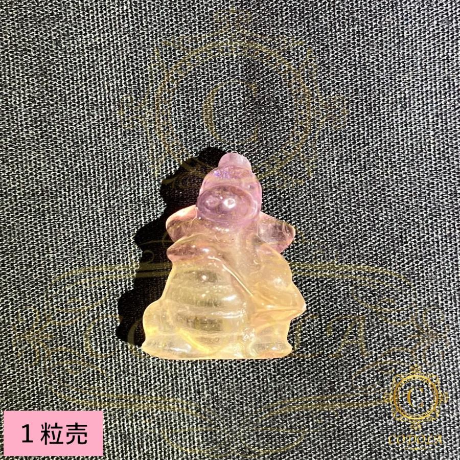 フローライト キャラクター物 彫り物 バイカラー 多色 天然石 高品質 パワースト―ン フローライト ビーズ : CODOLA-天然石の卸売 ...