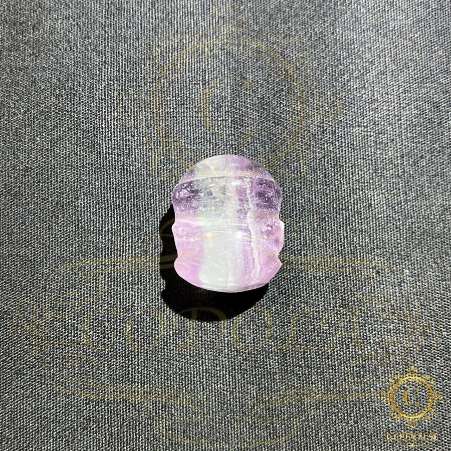 フローライト キャラクター物 彫り物 バイカラー 多色 天然石 高品質 パワースト―ン フローライト ビーズ : CODOLA-天然石の卸売 ...