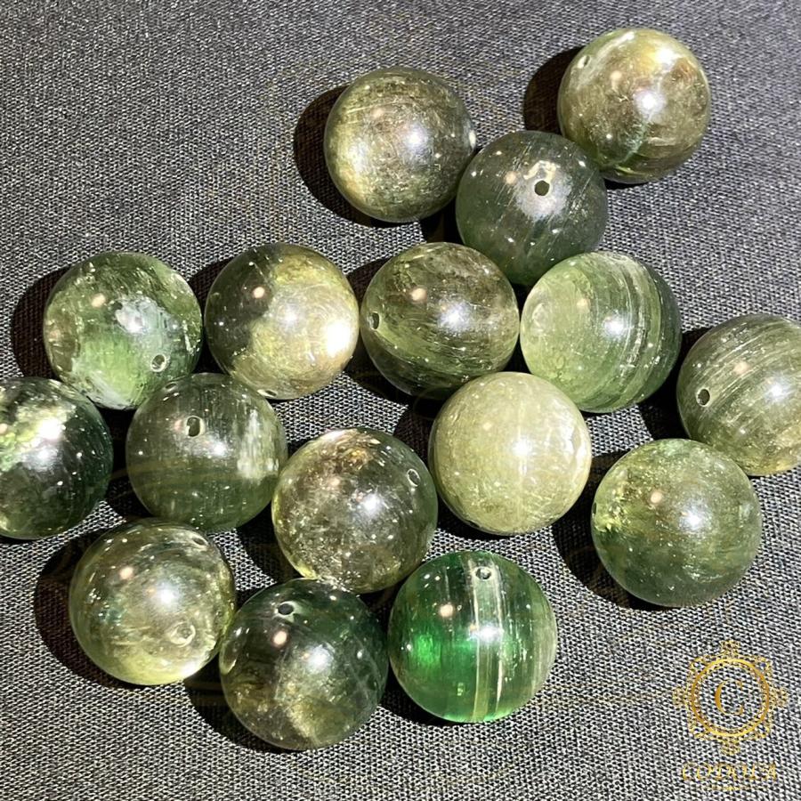 グリーンマイカ 12mm 1粒売り 最高品質 パワーストーン 数珠 ビーズ 天然石 天然石のビーズ アクセサリーパーツ : CODOLA-天然 ...