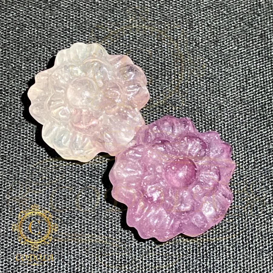 フローライト 花 1粒売り バイカラー 多色 天然石 高品質 パワースト―ン フローライト ビーズ : 20240803-001 ...