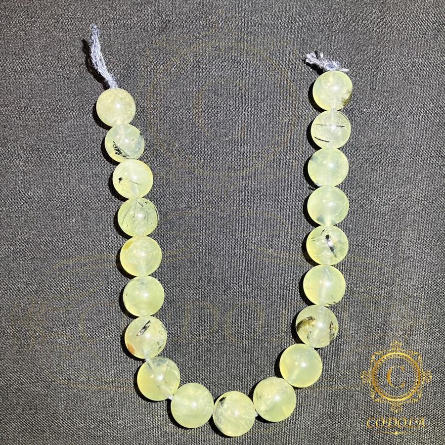 エピトードインプレナイト 10mm 半連材 ラウンド 天然石 パワーストーン ハンドメイド作家 天然石のビーズ丸玉 : 20240804 ...