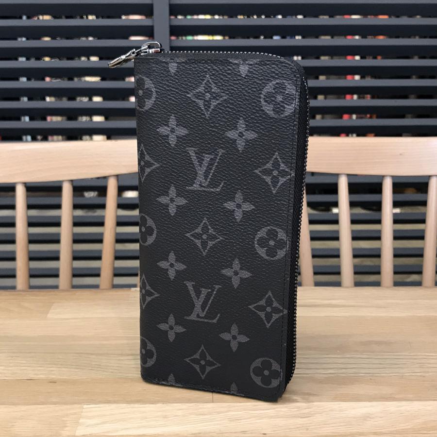 LOUIS VUITTON 【新品未使用】ルイヴィトン モノグラムエクリプス ジッピーウォレットヴェルティカル M62295 ラウンド ...