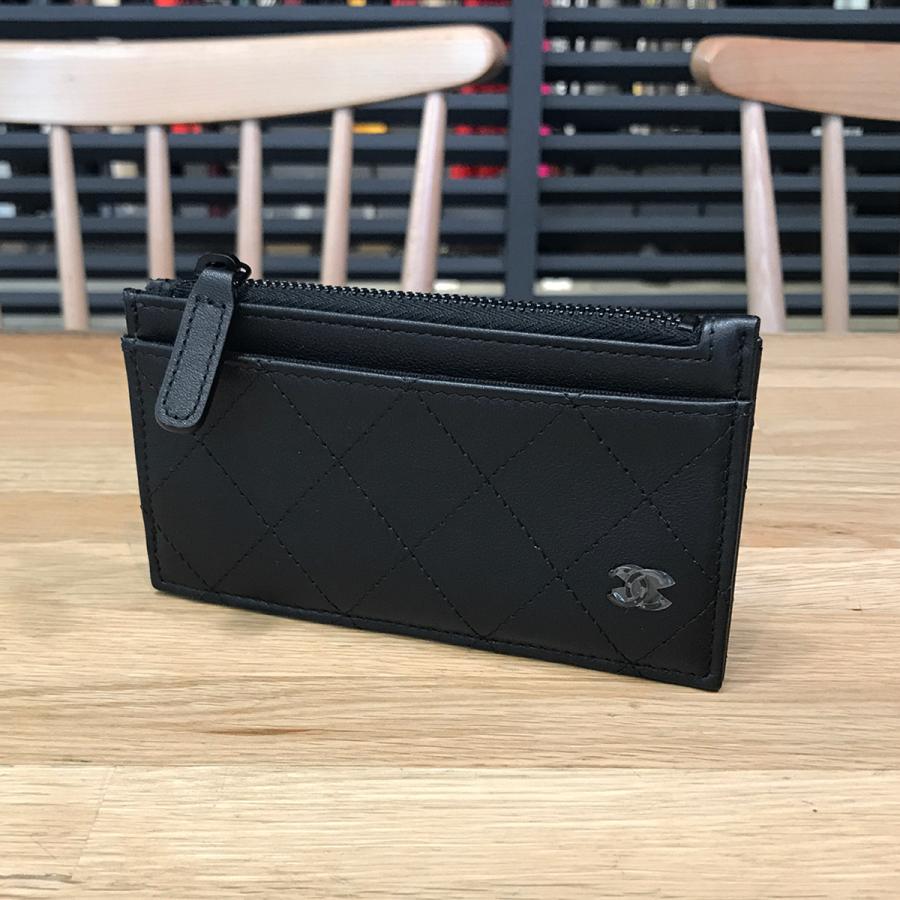【新品未使用】シャネル マトラッセ フラグメントケース AP3823 レザー ブラック コインケース 12494 :12494 ...
