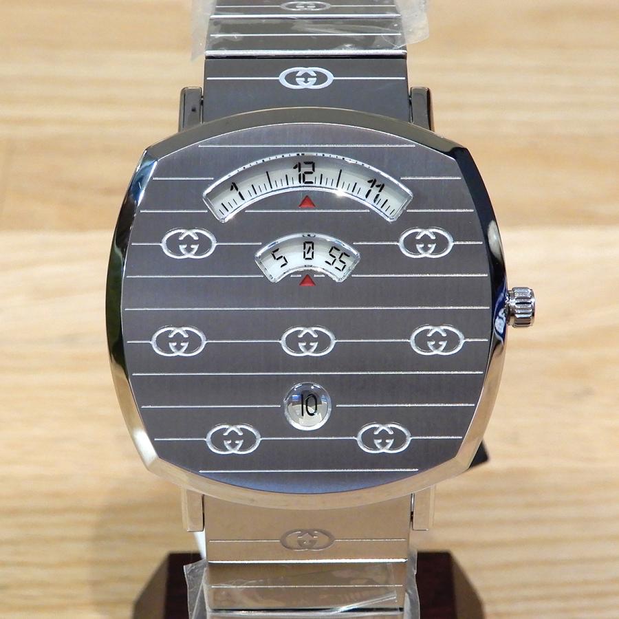 GUCCI 【新品未使用】グッチ グリップウォッチ クォーツ SS 157.3／YA157410 電池式 シルバー メンズ 腕時計 13574 ...
