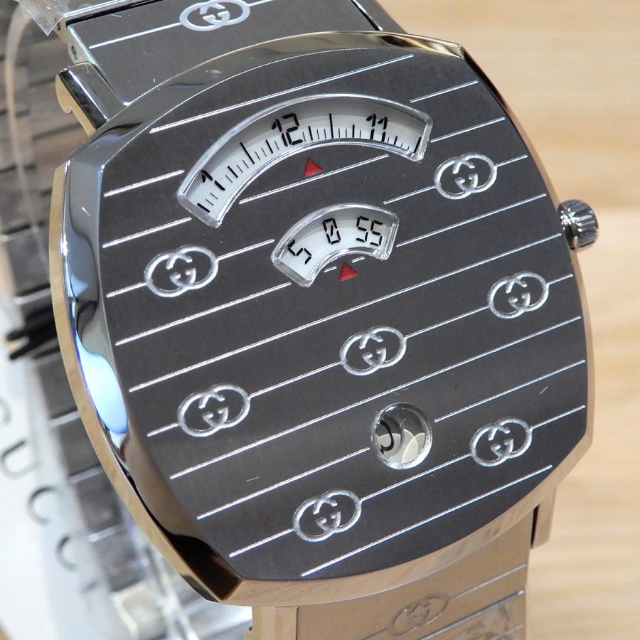 GUCCI 【新品未使用】グッチ グリップウォッチ クォーツ SS 157.3／YA157410 電池式 シルバー メンズ 腕時計 13574 ...