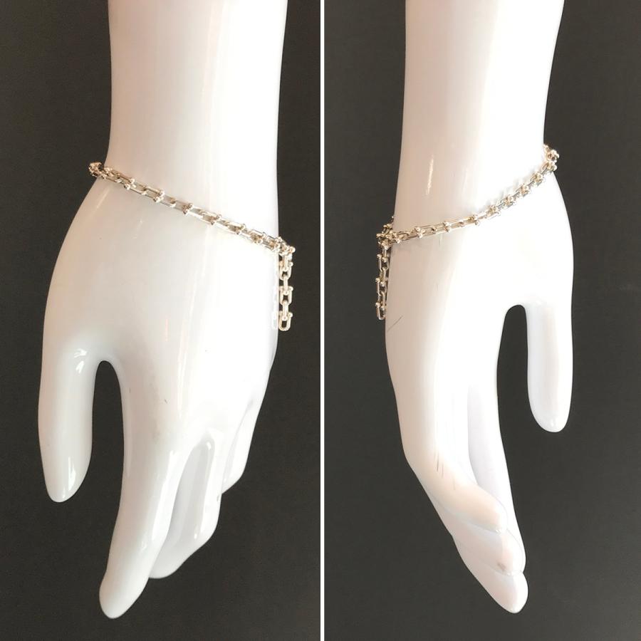 TIFFANY&Co.（ティファニー） 【超美品】ティファニー ハードウェア マイクロリンク ブレスレット SV925 60423393 ...