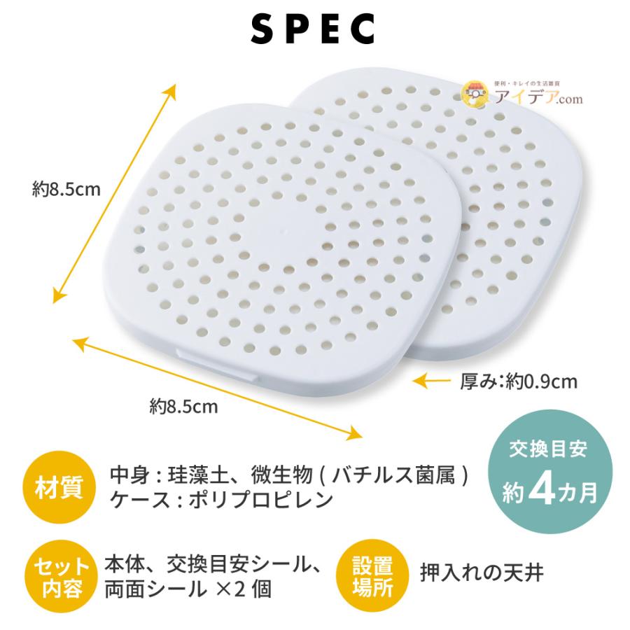 COGIT 2個組 防カビ 押し入れ バイオ 日本製 湿気対策 カビ防止 簡単掃除 臭い取り コジット パワーバイオ押入れのカビきれい「メール便のみ送料無料」 : 便利・キレイの雑貨アイデア ...