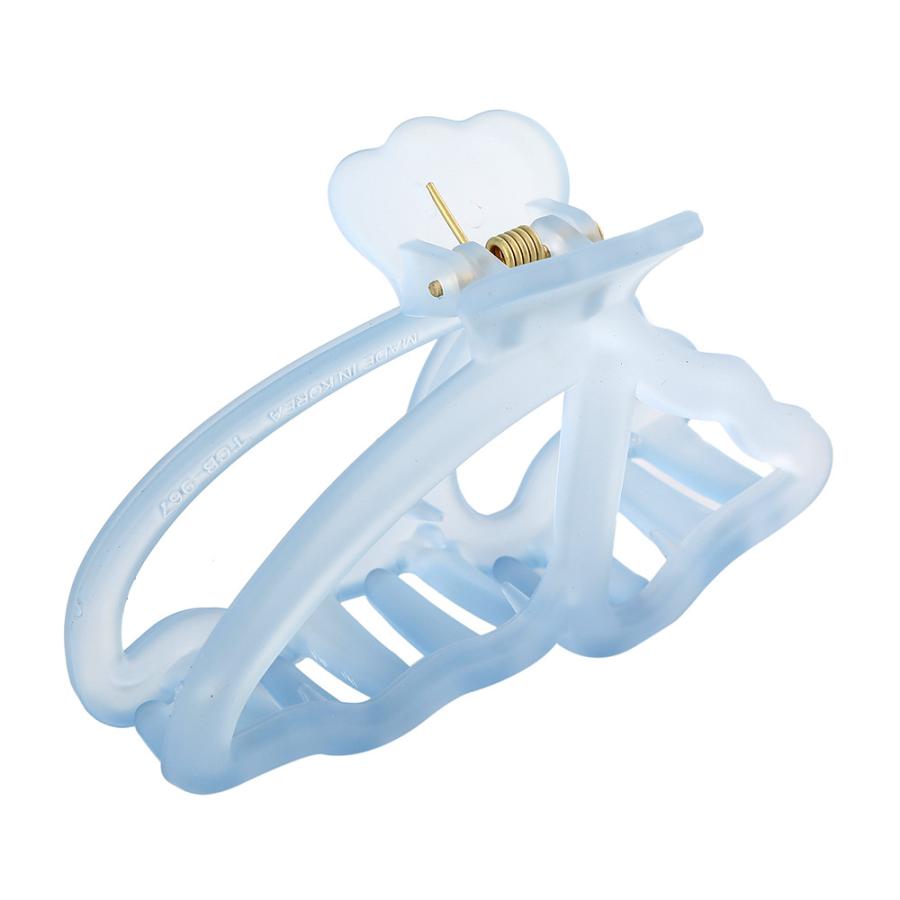 バタフライバンスクリップ ヘアクリップ 蝶 クリア 半透明 ヘアアクセサリー ハーフアップ かわいい 韓国 まとめ髪 多毛 CR-53 ...