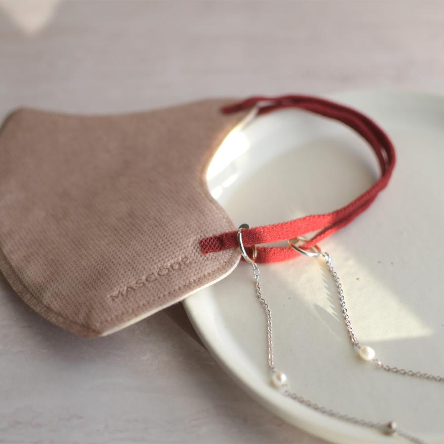 3WAY マスクコード ボールチェーンとオーバルパール / サージカルステンレス mc-001 :mc-001:coharu pearl - 通販 - Yahoo!ショッピング