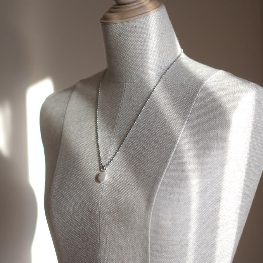 ボールチェーン × 艶やかなコインパール ペンダント / 淡水パール 50cm pe-105 : coharu pearl - 通販 - Yahoo!ショッピング