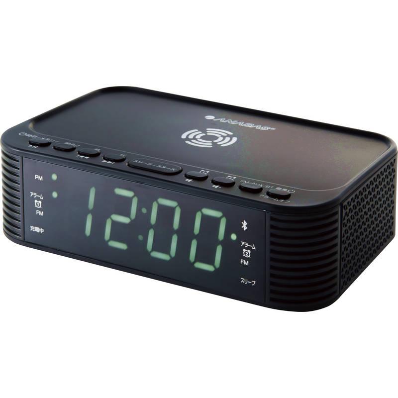 アナバス ワイヤレススマホ充電クロックラジオ CR-BT100 : COLABO TRADING Yahoo!店 - 通販 - Yahoo!ショッピング