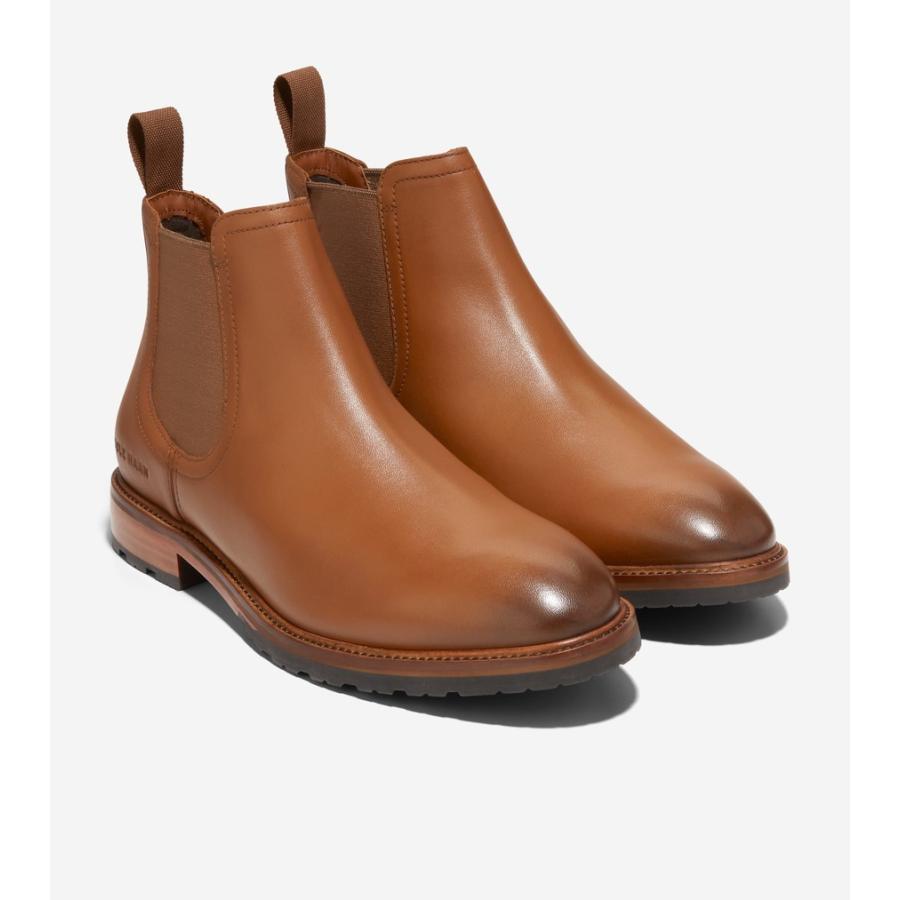 コールハーン Colehaan バークシャー ラグ チェルシー ブーツ mens C38745 ブリティッシュタンウォーターレジスタント ...