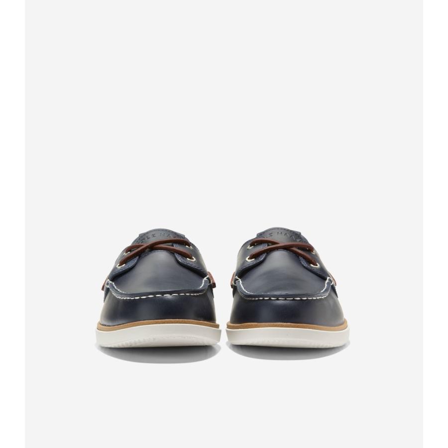 COLE HAAN（コールハーン） メンズ シューズ ローファー & ドライバー グランドプロ ウィンドワード ボートシューズ mens ...
