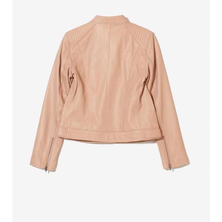 COLE HAAN コールハーン Colehaan アウトレット レディース アパレル スムーズ レザー レーサー ジャケット womens ...