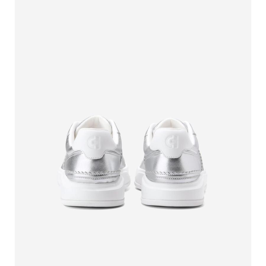 COLE HAAN（コールハーン） グランドプロ カリッサ スニーカー womens W31799 シルバー タルカ / オプティックホワイト ...