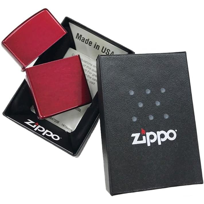 ZIPPO 【訳あり 特価】ZIPPO ジッポー 底面塗装ズレあり 21063 Candy Apple Red 外側ケース キャンディーアップルレッド 外ケース 交換用 : Colemo ...