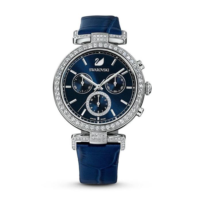 SWAROVSKI スワロフスキー レディス ウォッチ 5479239 ネイビー ブルー 腕時計 ERa journey / 誕生日 ...