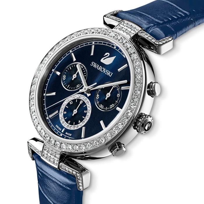SWAROVSKI スワロフスキー レディス ウォッチ 5479239 ネイビー ブルー 腕時計 ERa journey / 誕生日 ...