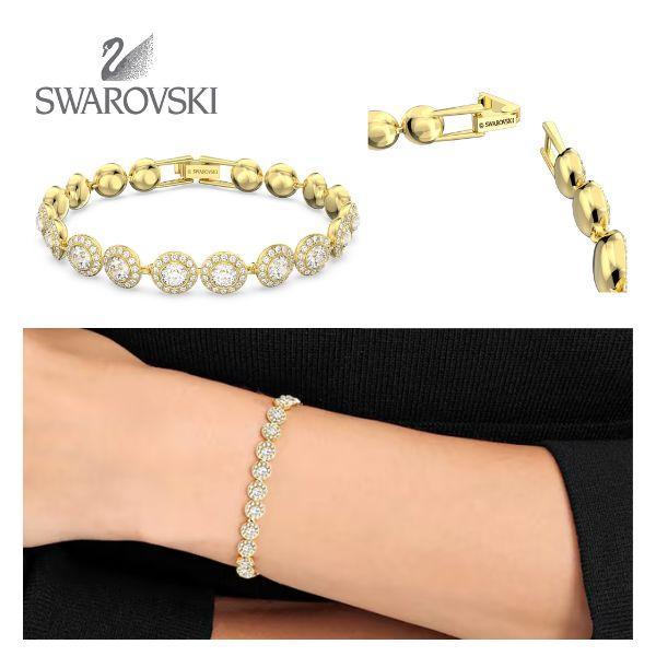 SWAROVSKI 【レビュー特典あり】SWAROVSKI スワロフスキー ブレスレット バングル アクセサリー ジュエリー ブランド ...