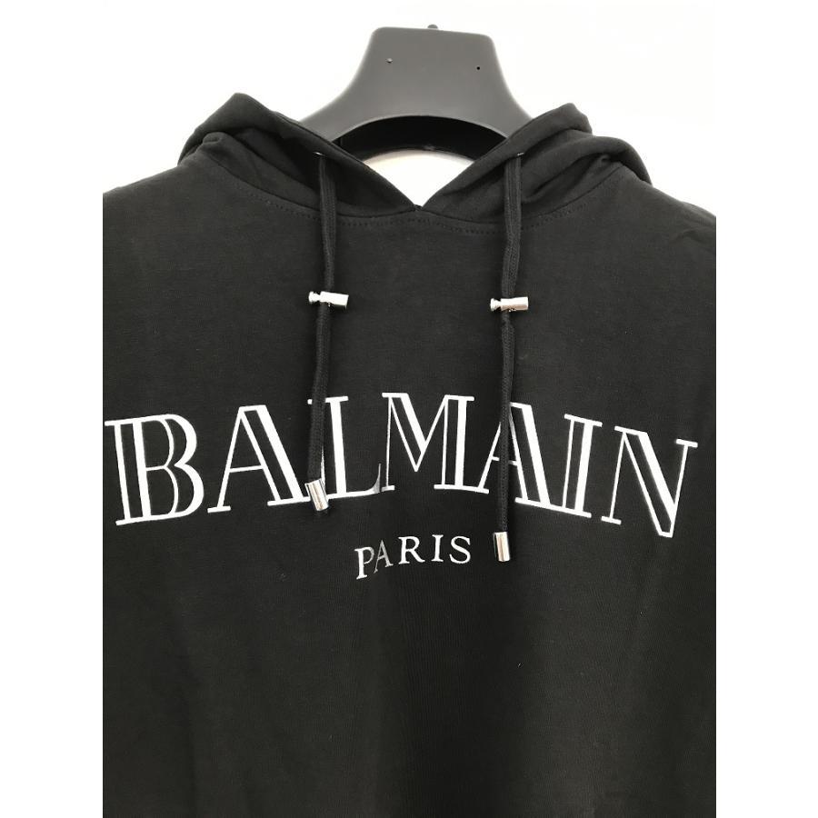 BALMAIN バルマン 8296 薄手 パーカー プルオーバー 長袖 L メンズ ブラック 黒 プレゼント カジュアル オシャレ :BALMAIN8296:Colemo - 通販 ...
