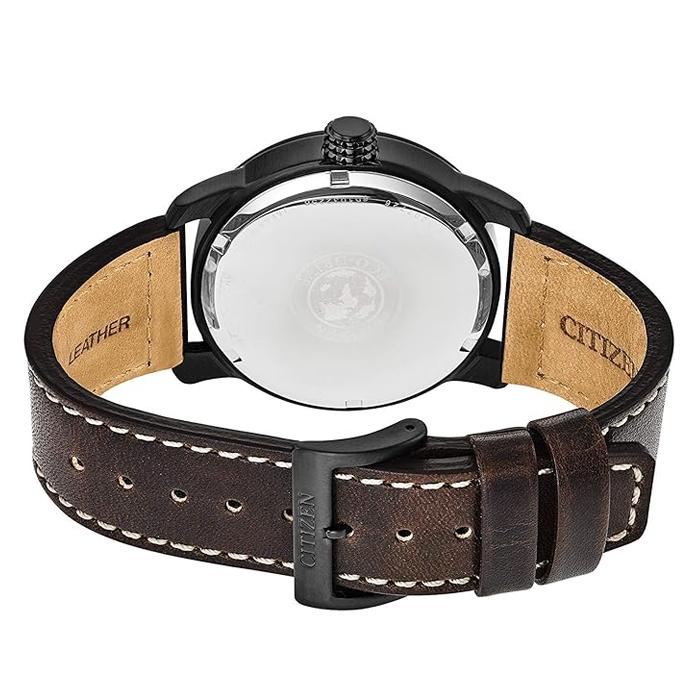 CITIZEN 【純正BOX付き】CITIZEN シチズン エコドライブソーラー 腕時計 ネイビー文字盤 ブラウンレザーベルト BM8478-01L 海外モデル メンズ : Colemo ...