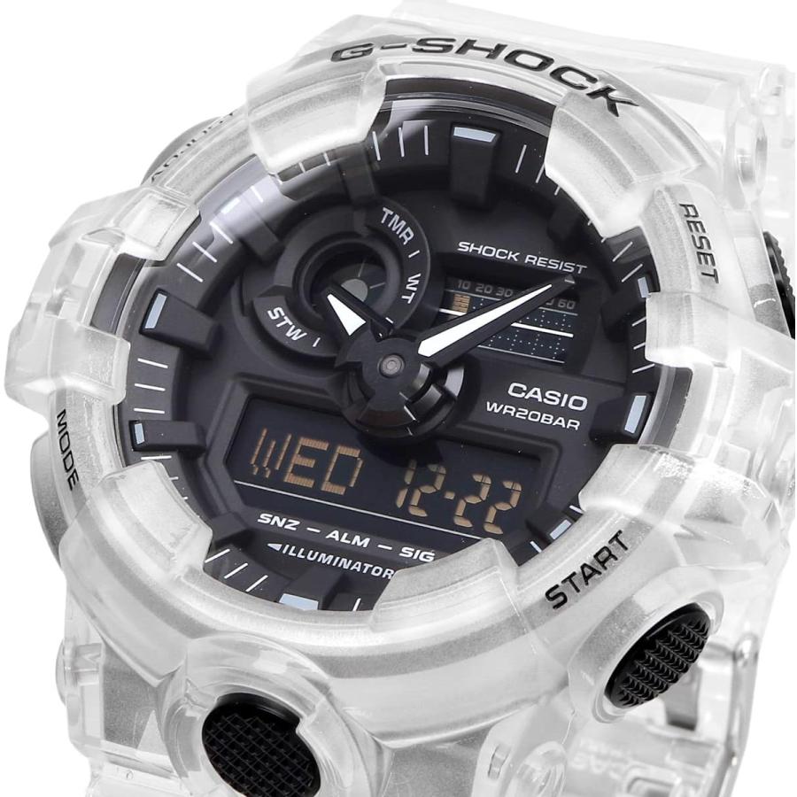 G-SHOCK CASIO GA-700SKE-7A ClearSkeleton スケルトンシリーズ メンズ 腕時計 海外正規モデル 爽やか ...