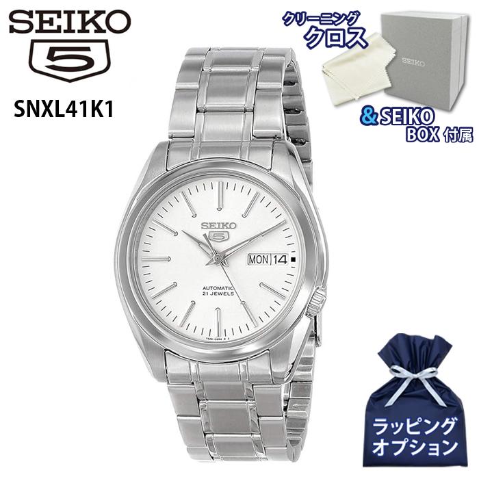 Seiko 5 【純正BOX・クロス付き】セイコー SEIKO 腕時計 メンズ SEIKO5 ファイブ SNKL41K1 自動巻き セイコー5 ...