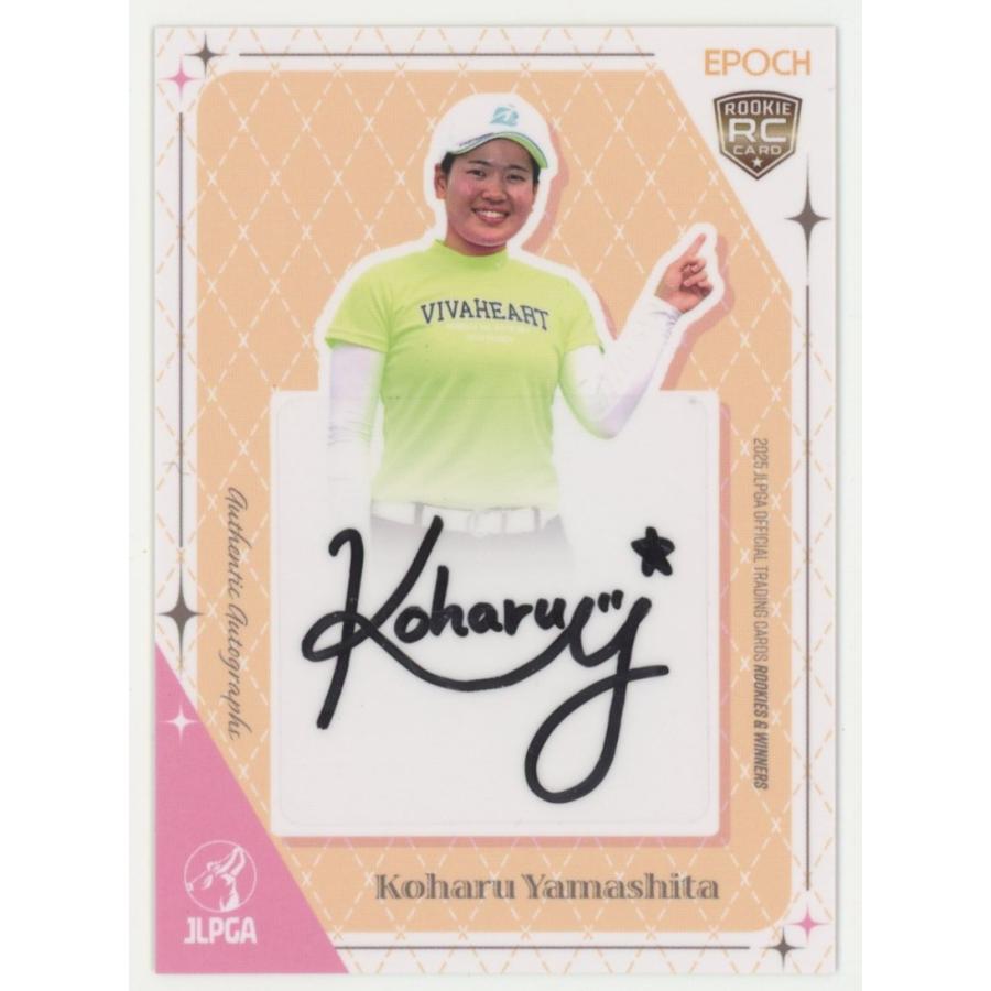 山下心暖 2025 EPOCH エポック JLPGA 日本女子プロゴルフ協会 Rookies & Winners 直筆サインカード RC ルーキー 014/100 : トレカショップコレトレ ...