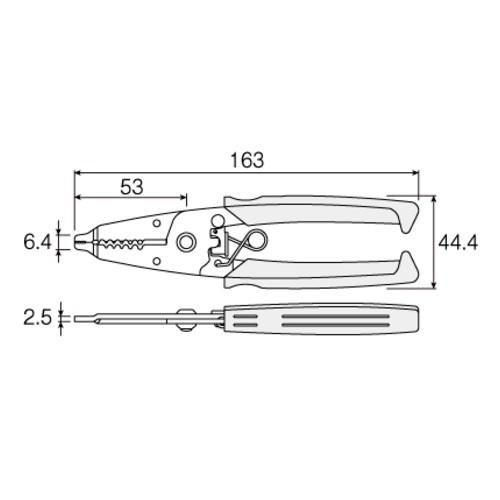 HOZAN ホーザン ワイヤーストリッパー AWG表記 極細線用 P-963 : 4962772069639 : 工具の我天堂 - 通販 - Yahoo!ショッピング