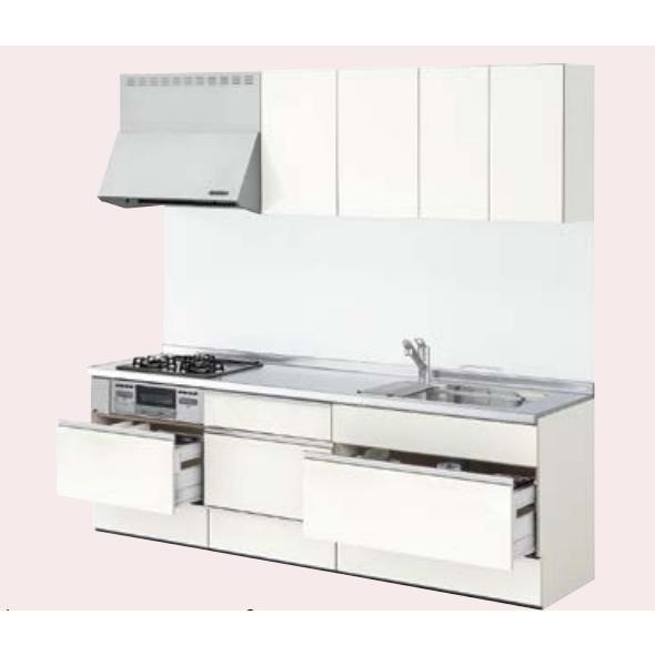 LIXILキッチンアレスタI型2550 ステン天板 扉グループ1 3口ガスコンロ フードNBHシロッコファン オールインワン浄水栓 搬入・組立費別途 : 住設コロシアム - 通販 ...