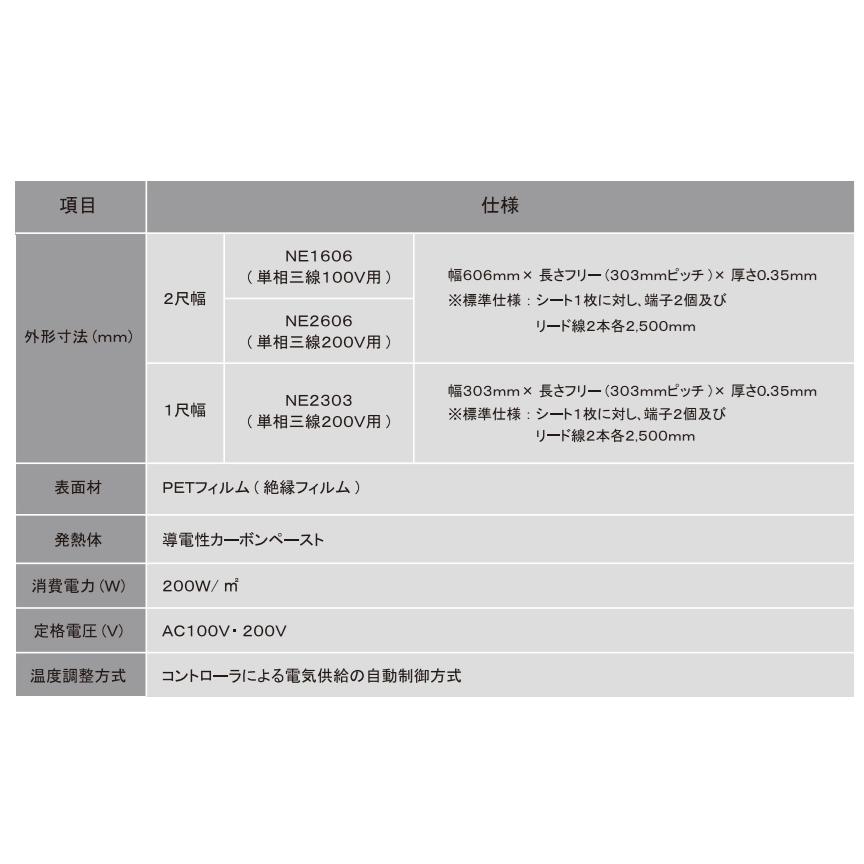 アルシステム電気式床暖房システム プリマヴェーラ・ネオ キッチン足元向けセット(200V) 定価￥151360- 仕上げ材別途 : 住設 ...