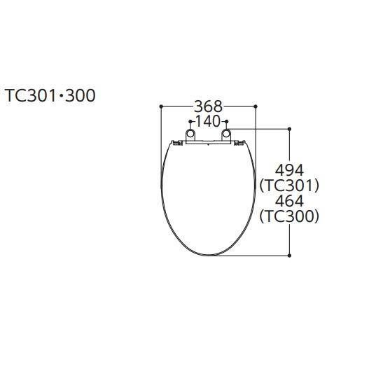 TOTO普通便座 ソフト閉止付き レギュラーサイズ TC300 北海道・沖縄及び離島は、別途送料掛かります。 :TC300:住設コロシアム - 通販 - Yahoo!ショッピング