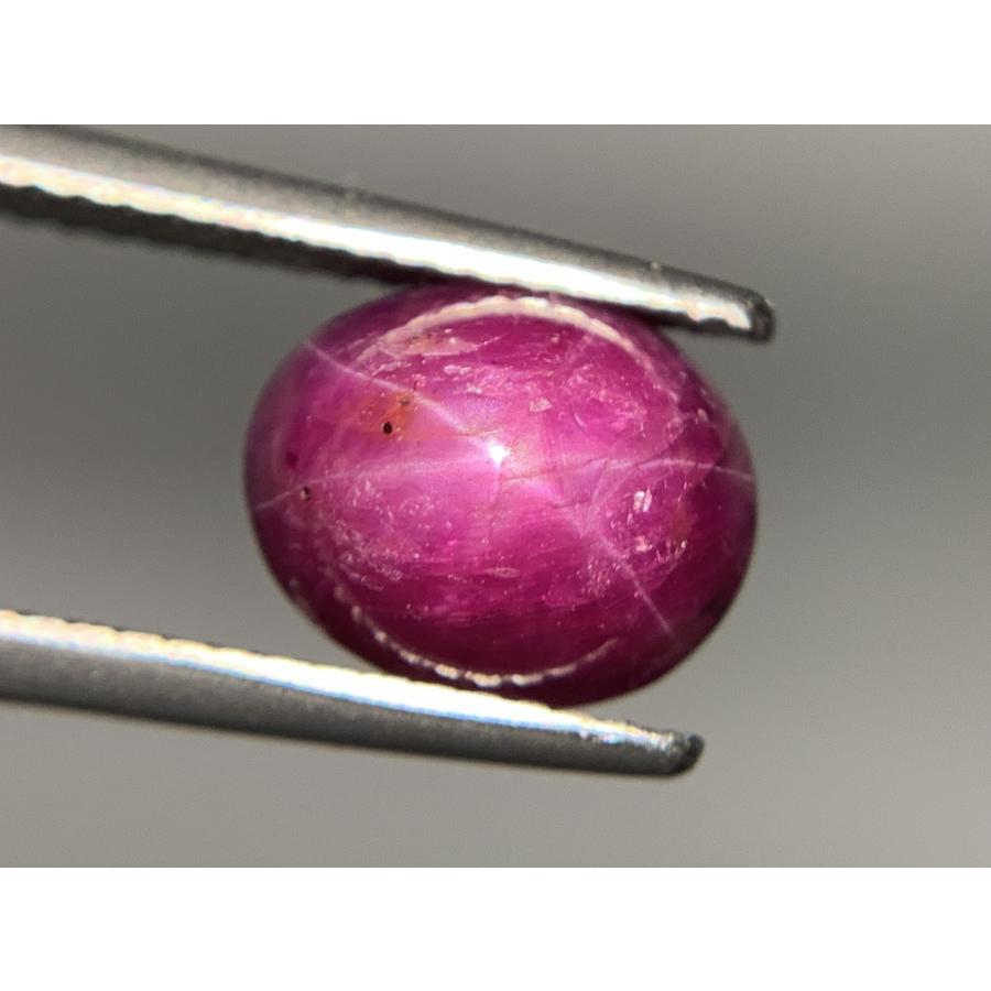 スタールビー 6.188ct 宝石ソーティング付き 9.7mm×8.2mm×7.8mm ルース（ 裸石 ） 4118Y : COLOR BOX - 通販 - Yahoo!ショッピング