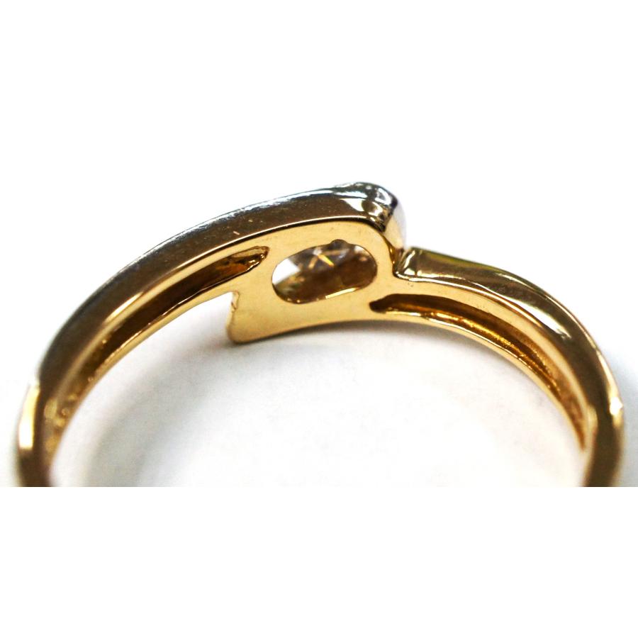 K18＆PT900 ダイヤモンド 0.10ct リング 13号 2.87g 【送料無料】【ゴールド】【プラチナ】【中古】 : colorful story - 通販 - Yahoo!ショッピング