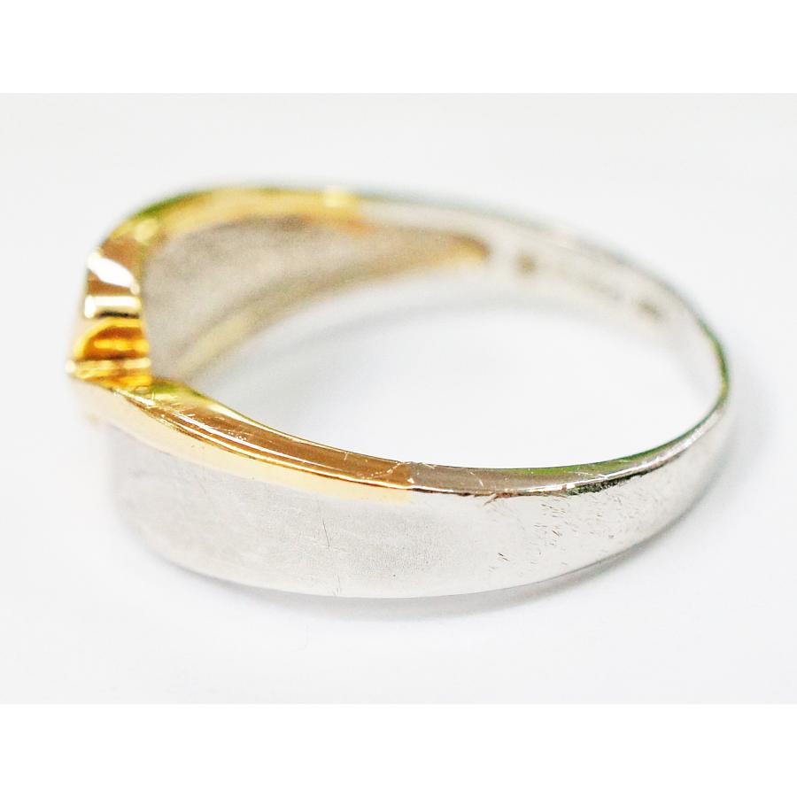 PT900＆K18 艶消し リング 「y」モチーフ 4.48g サイズ14号 【中古】【送料無料】【プラチナ】【ゴールド】 : colorful story - 通販 - Yahoo!ショッピング