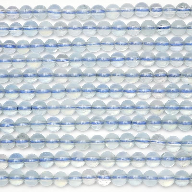 アクアマリン 丸玉 4mm【1連販売】 / 6-4 AQ4M-X : 天然石専門店BELLPIERI - 通販 - Yahoo!ショッピング