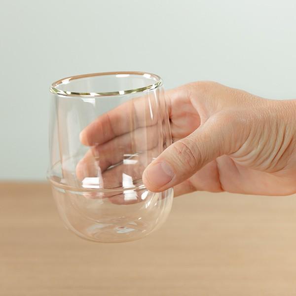 キントー KINTO コーヒーカップ 250ml KRONOS ダブルウォール 二重構造 保温 ガラス製 （ コップ グラス 保冷 電子レンジ対応 食器 食洗機対応 カップ ） :276328 ...