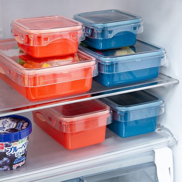 お弁当箱 1段 PUSH＆PUSH2 保存容器 800ml ランチボックス （ 男子 大容量 弁当箱 軽量 ） : お弁当グッズのカラフルボックス - 通販 - Yahoo!ショッピング