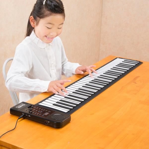 谷村実業 ピアノ 電子ピアノ コンパクト 61鍵盤 ロールアップ 谷村実業 ピアノ 電子ピアノ コンパクト 61鍵盤 ロールアップ