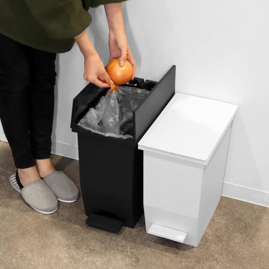 特典付き ゴミ箱 20L SOLOW ペダルオープンスリム （ ソロウ ごみ箱 ペダル 20リットル ふた付き 両開き スリム 幅22 分別 キッチン ） :348402:お弁当グッズの ...