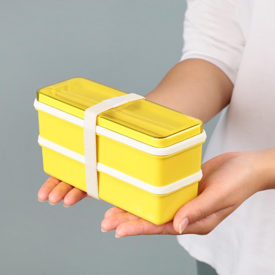 スケーター お弁当箱 2段 抗菌 630ml シリコンランチ レトロフレンチ （ 弁当箱 ランチボックス 食洗機対応 レンジ対応 二段 銀 AG シンプル ） : お弁当グッズのカラフル ...