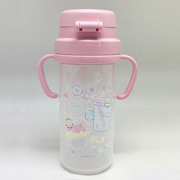 OSK（オーエスケー） 水筒 キッズ ストロー プラスチック 370ml すみっコぐらし （ ストローボトル 子供用水筒 キッズボトル 子供 日本製 ） : お弁当グッズのカラフルボックス ...