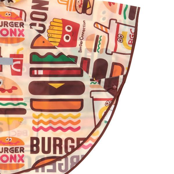スケーター レインポンチョ キッズ ランドセル対応 バーガーコンクス ミックス BURGER CONX 110cm〜125cm （ レインコート レインウェア 雨合羽 合羽 雨具 子供 ...