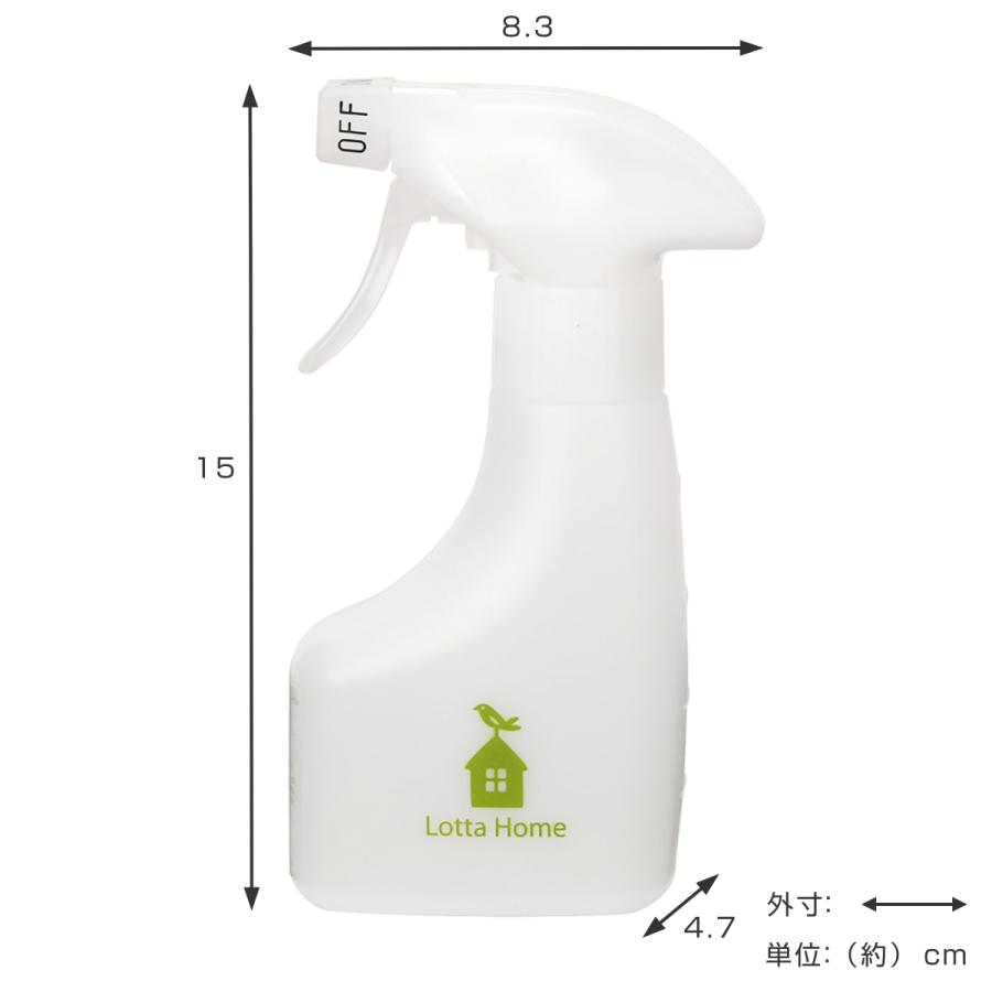 イーオクト ecomfortHouse スプレーボトル 180ml とり （ スプレー ボトル 180ミリリットル コンパクト アルコール対応 軽量 極細 ミスト ） : お弁当グッズの ...