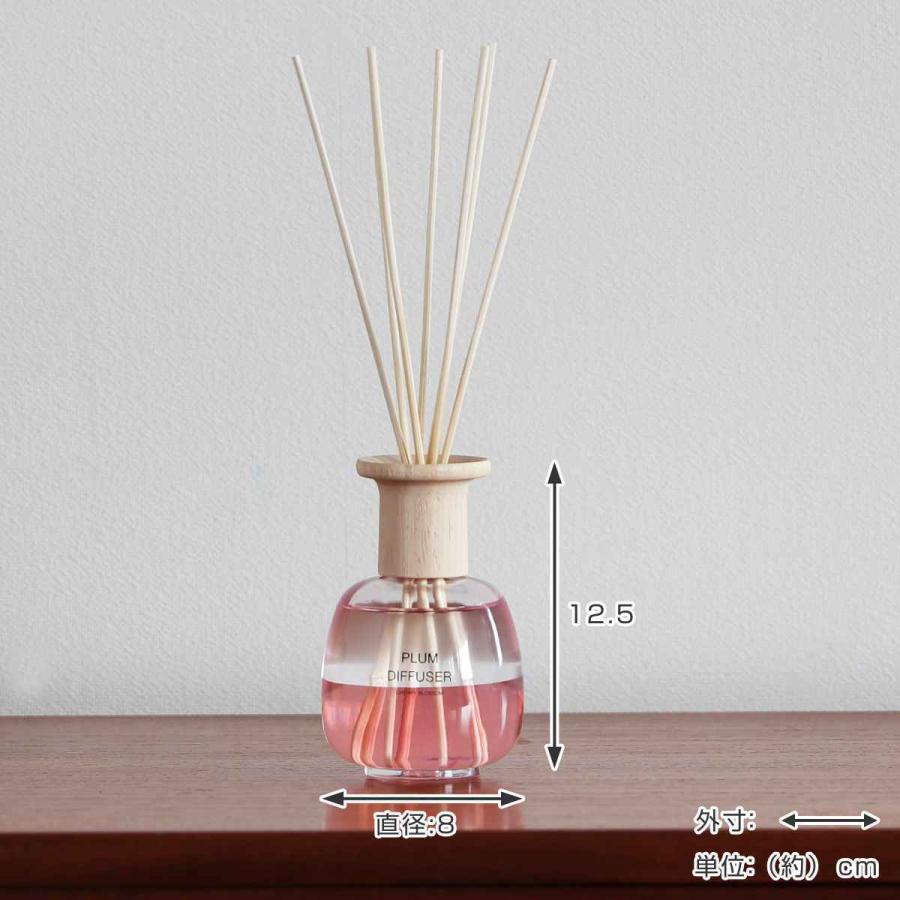リードディフューザー PLUM DIFFUSER MINI （ ディフューザー 200ml 芳香剤 部屋 ルームフレグランス アロマ スティック フレグランス ） : 390986 : お弁当 ...